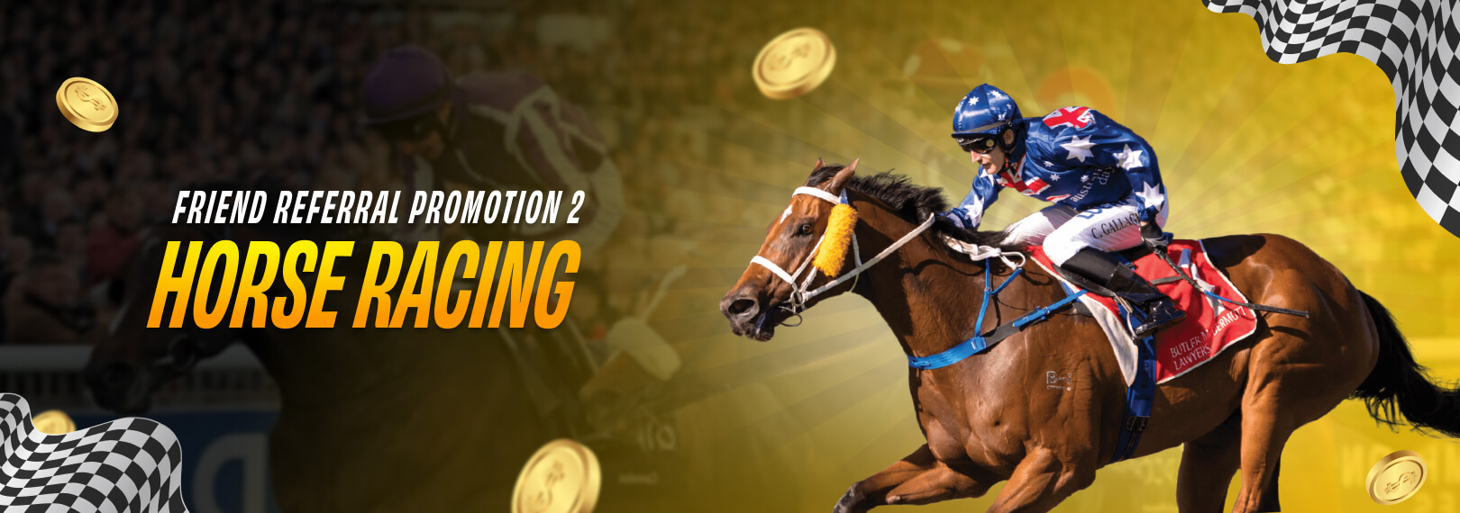 Friend Referral Promotion 2 一 Horse Racing – JRTBET